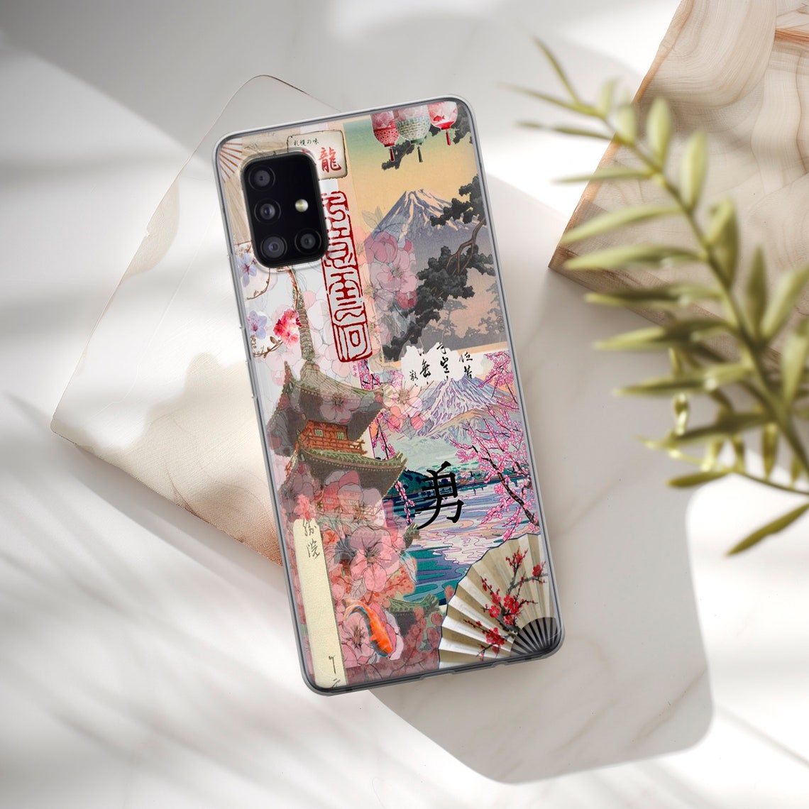 Japanese Phone Case Anime Mood Board Fit for Samsung S26 S25 S24 S23 ...