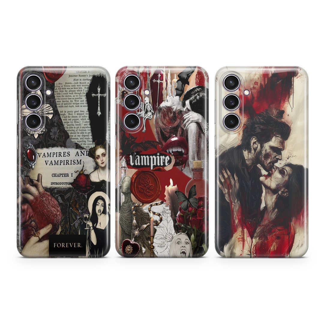 Vampire Phone Case Horror Gothic Cover Fit for Samsung S25 S24 S23 S22 ...