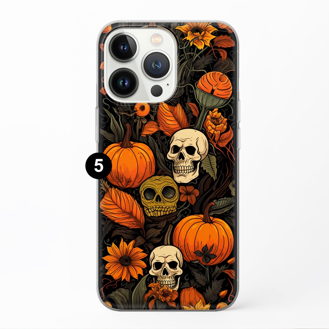 Halloween Phone Case Autumn Cover Fit for iPhone 17 16 15 14 13 12 Pro ...