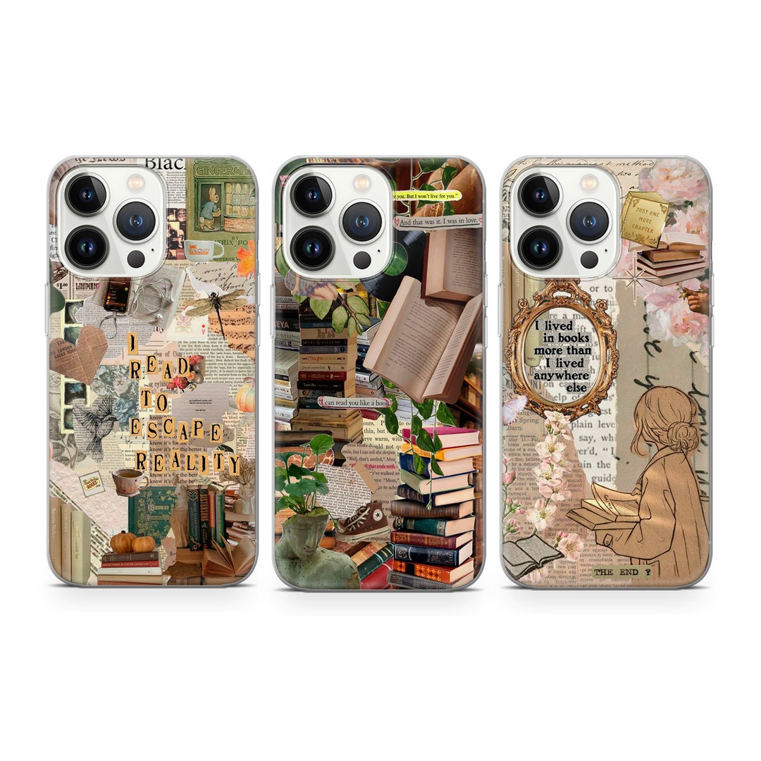 Book Lover Phone Case Romantasy Bookish Cover Fit for iPhone 17 16 15 ...