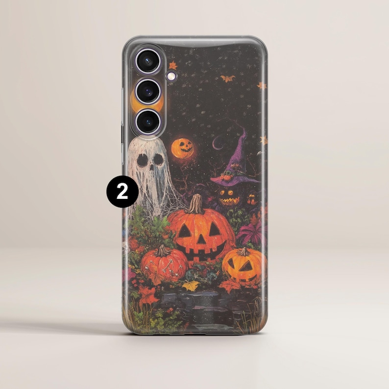Spooky Phone Case Ghost Halloween Cover Fit for Samsung S26 S25 S24 S23 ...