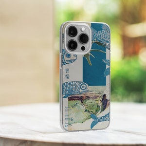 Goldfish Phone Case Koi Fish Collage Cover Fit for iPhone 17 16 15 14 ...