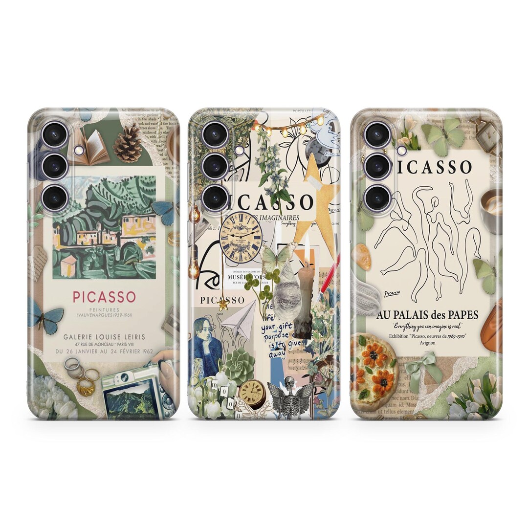 Pablo Picasso Phone Case Art Collage Cover Fit for Samsung S25 S24 S23 ...