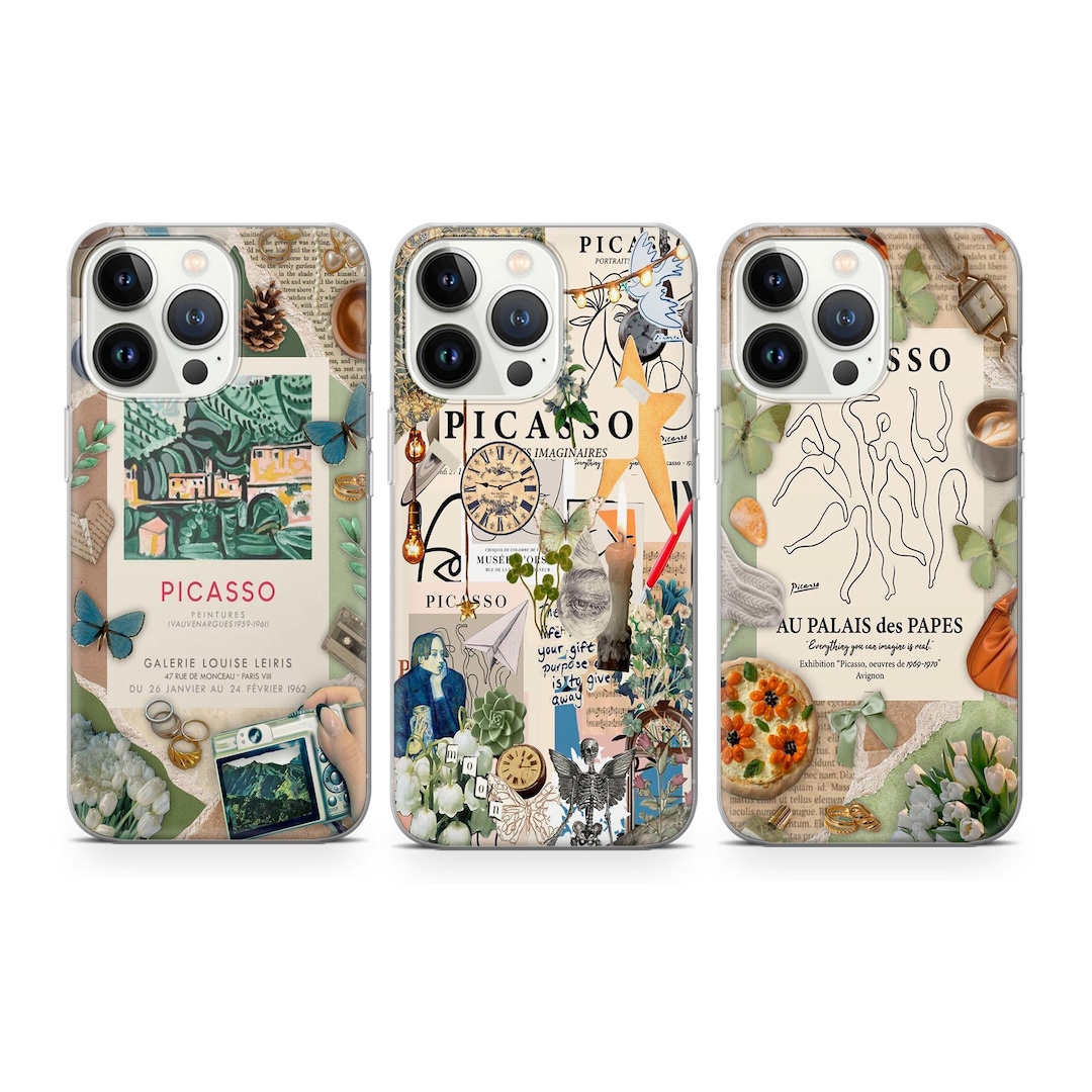 Pablo Picasso Phone Case Art Collage Cover Fit for iPhone 17 16 15 14 ...
