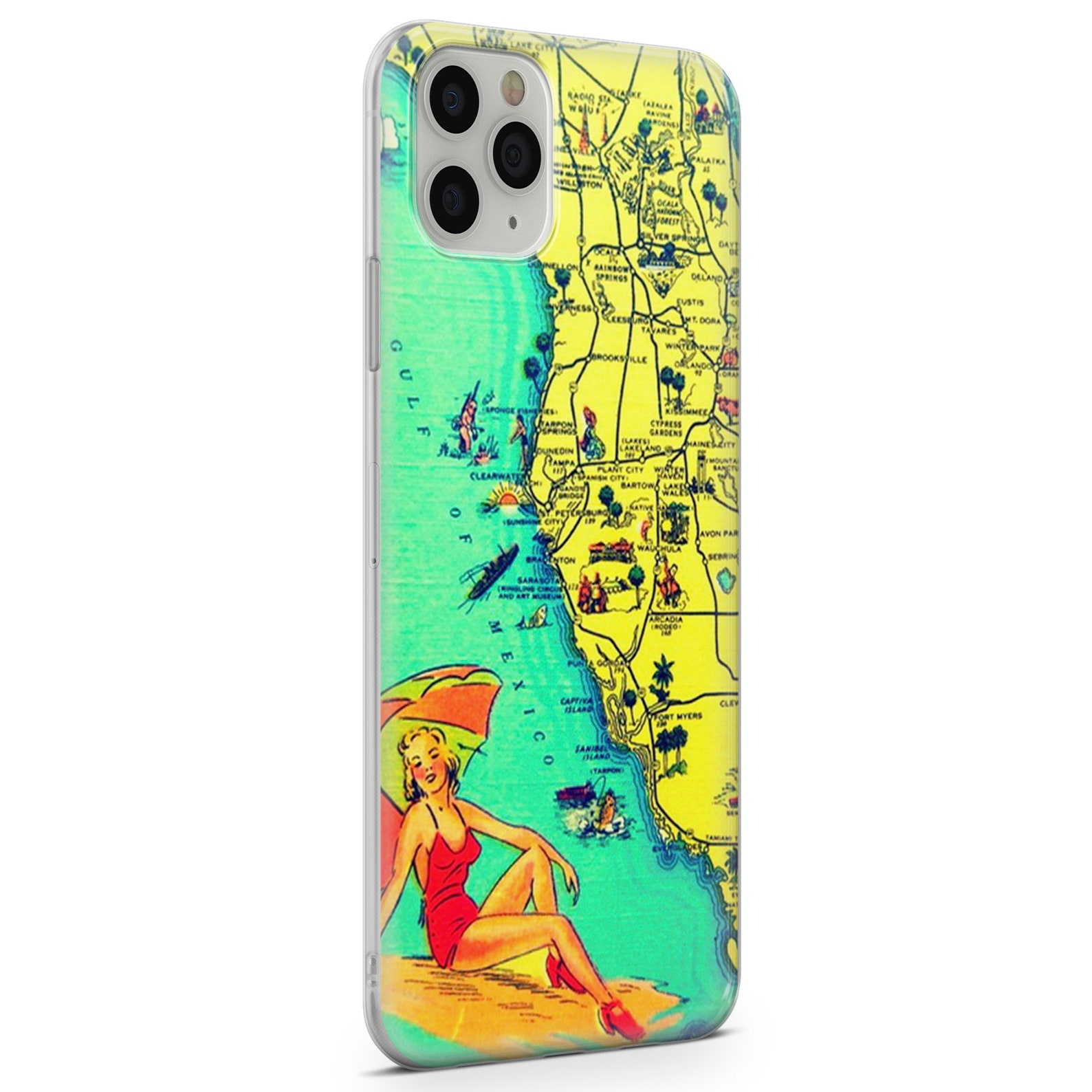 Pin up Phone Case Florida Cover Fit for Iphone 13 14 12 - Etsy