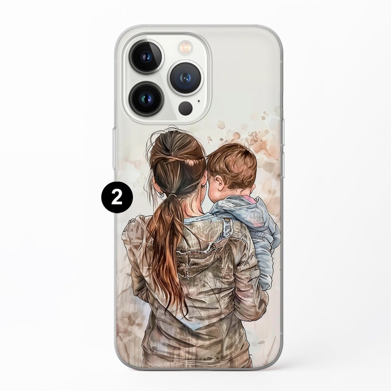 Boy Mom Phone Case Mother's Day Gift Cover Fit for iPhone 17 16 15 14 ...