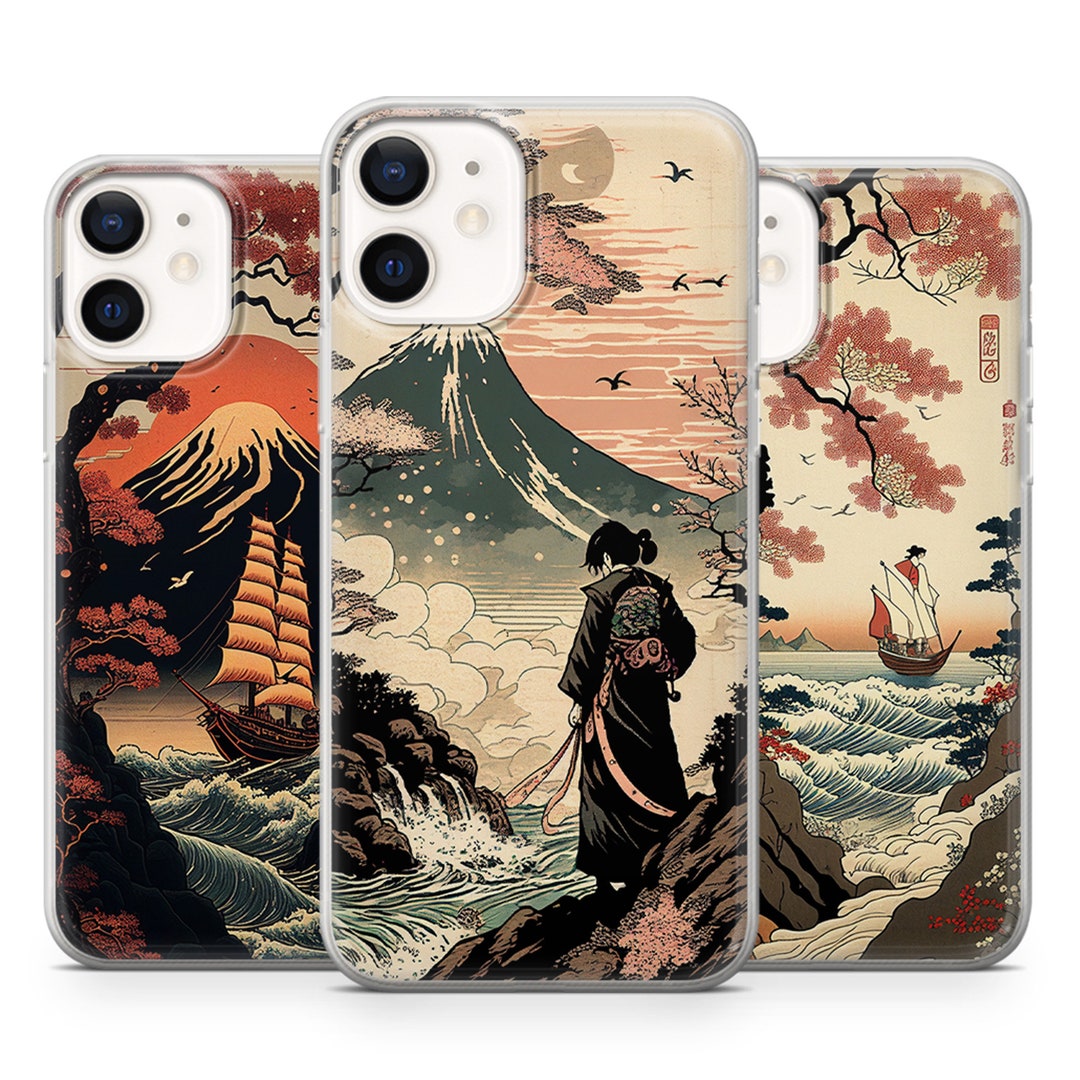 Japanese Phone Case Aesthetic Cover Fit for iPhone 17 16 15 14 13 12 ...