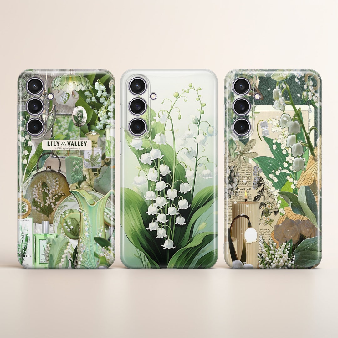 Lily of the Valley Phone Case Spring Cover Fit for Samsung S25 S24 S23 ...