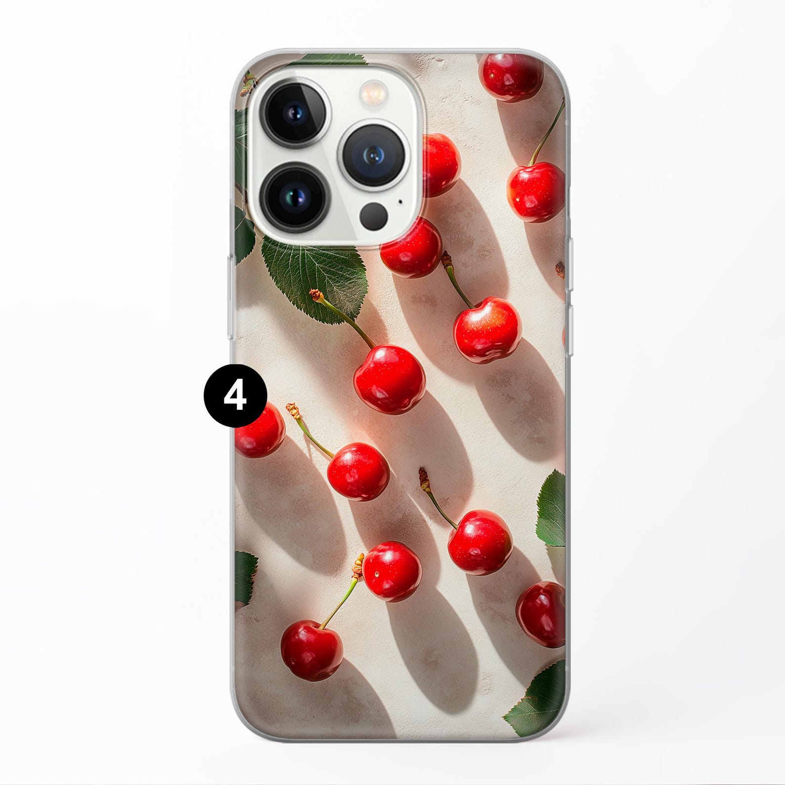 Red Cherry Phone Case Coquette Leaves Cover Fit for iPhone 17 16 15 14 ...