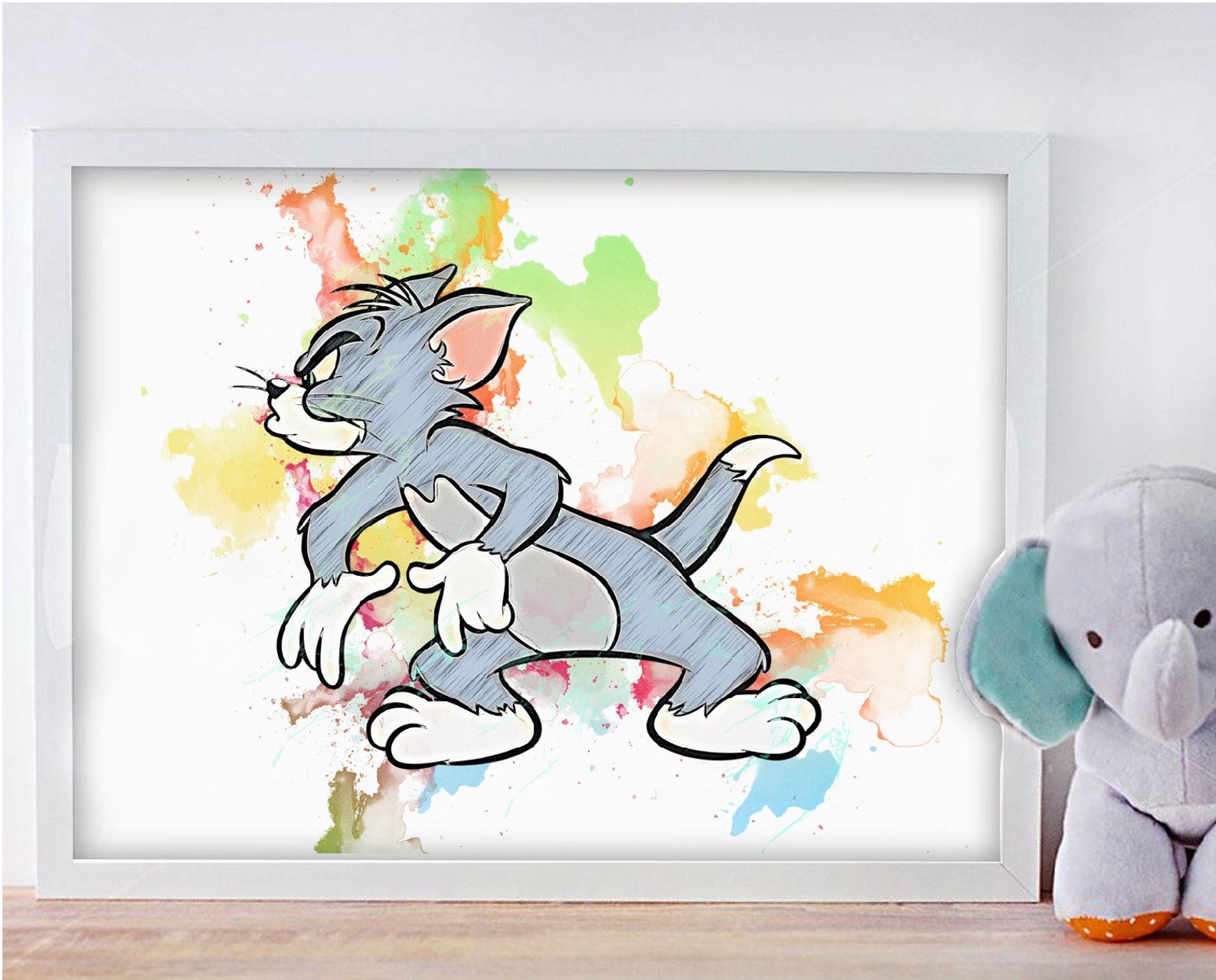 Tom the Cat Instant Download Digital Printable Art Print Tom | Etsy