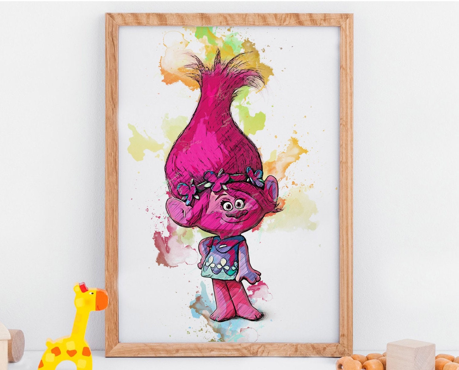 Princesa Poppy instantánea Descargar digital imprimible arte | Etsy