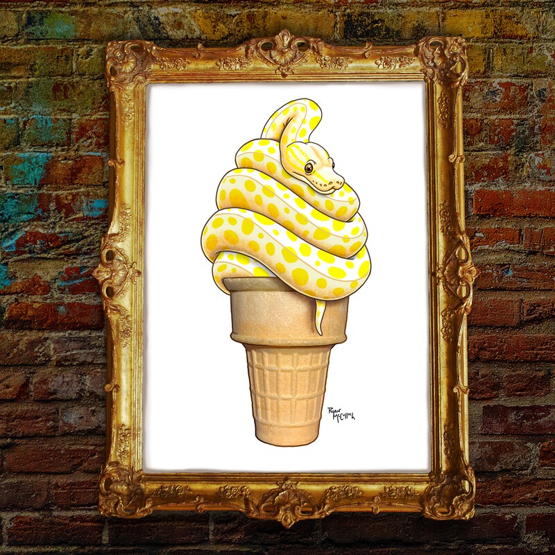 Ball Python Art Prints - Etsy