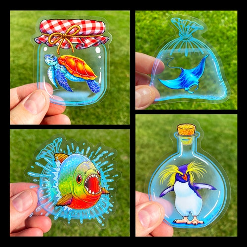 Stickers Sushi Brachiosaurus Mosquito in Amber Chow Mein T-Rex Taco ...