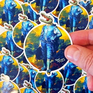 GATOR LOVERS Sticker Pack: 8 Vinyl, Holographic, Glitter & Transparent ...