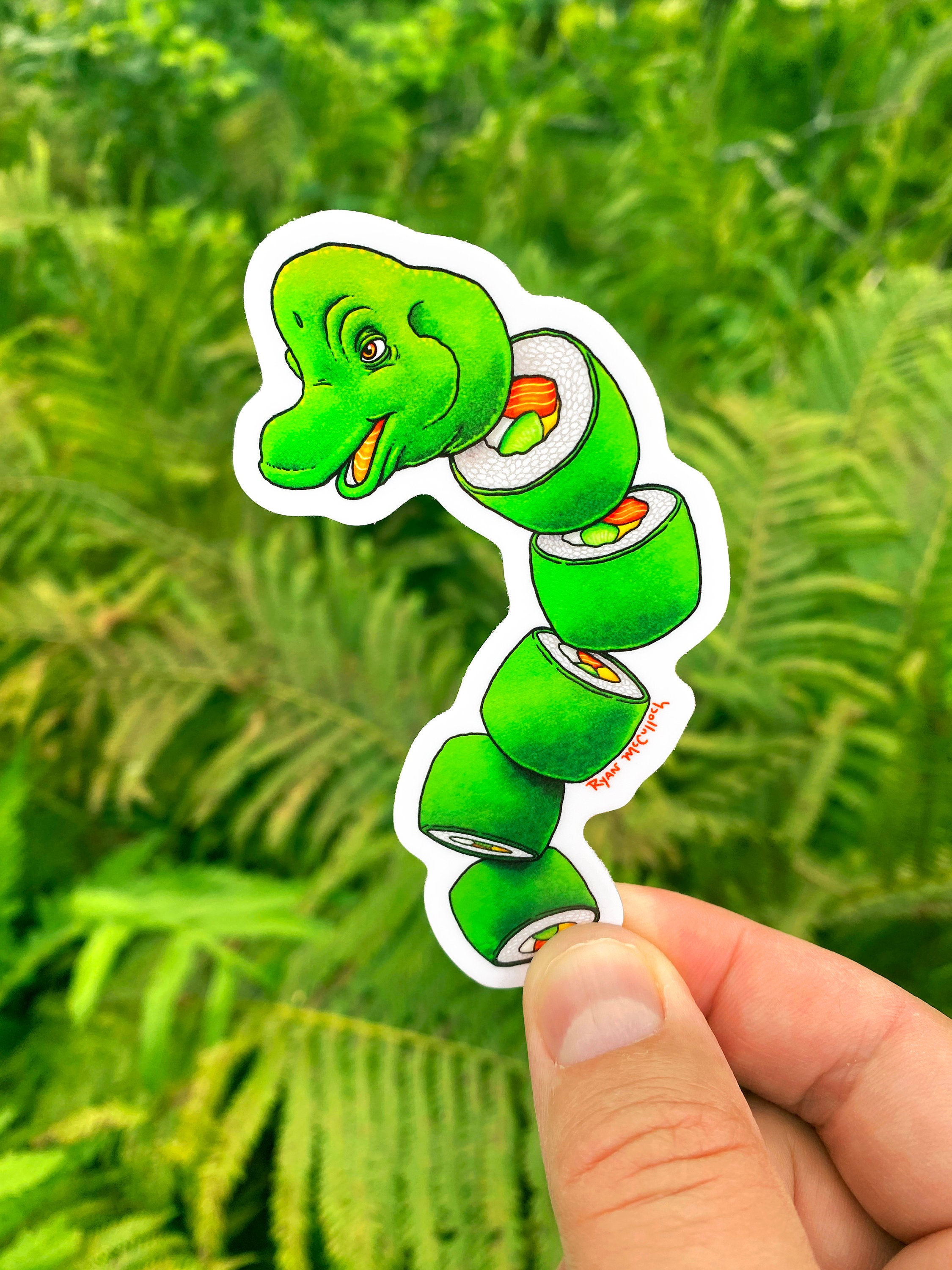 Stickers Sushi Brachiosaurus Mosquito in Amber Chow Mein T-Rex Taco ...