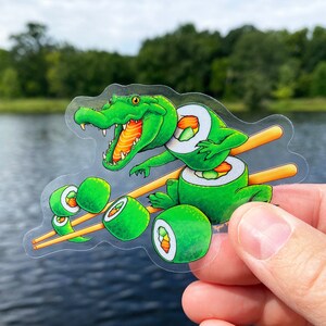 GATOR LOVERS Sticker Pack: 8 Vinyl, Holographic, Glitter & Transparent ...