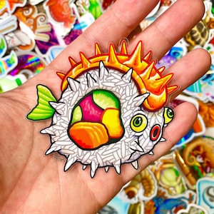 Sweet & Sour Eastern Foodimals Sticker Pack: Holographic and ...