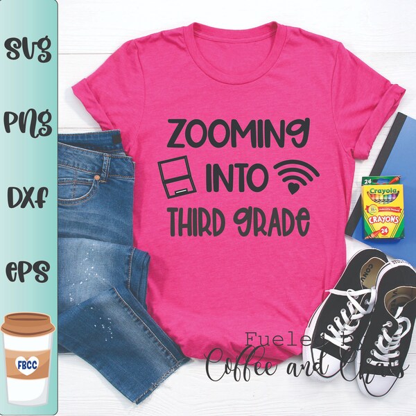 Zooming Into 3rd Grade Svg - Etsy