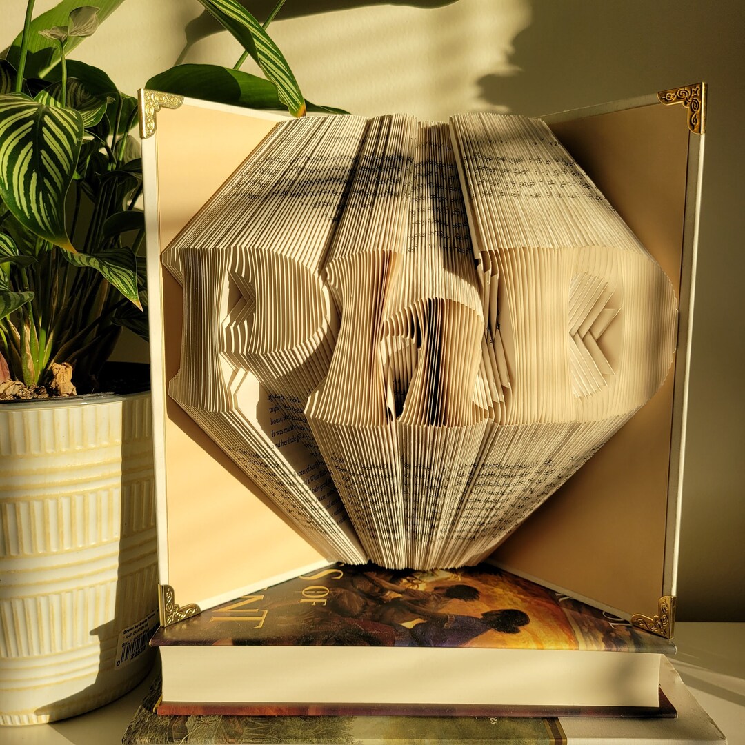 Ph.d 3D Book Art Sculpture, Graduation Gift, Gift for Doctor, Dr. - Etsy