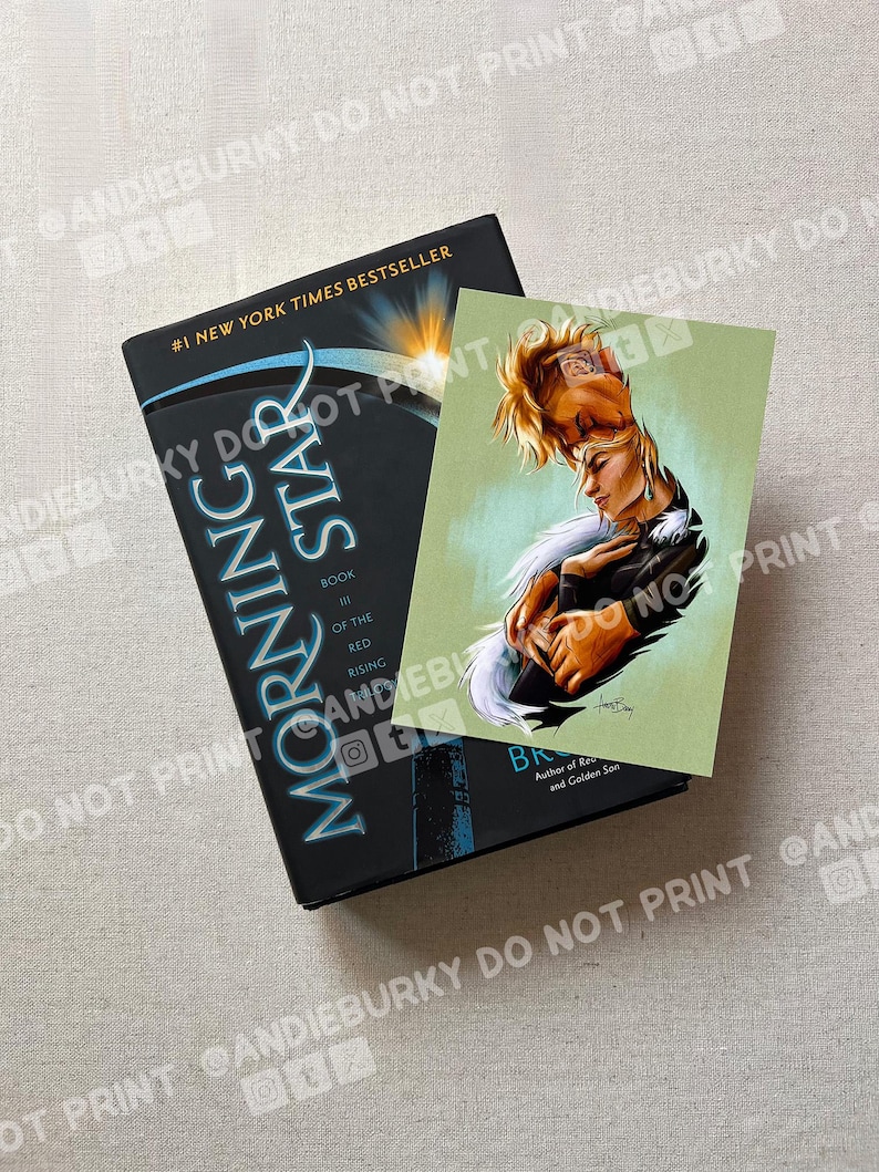 5x7" Victra & Sevro Print | Red Rising Fan Art | Morning Star by Pierce ...