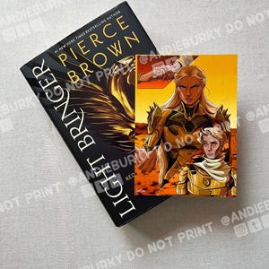 5x7" Virginia & Lysander Comic Print | Red Rising Fan Art | Light ...