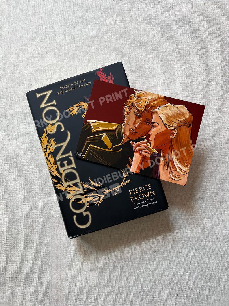 5x7" Cassius & Mustang Print | Red Rising Fan Art | Golden Son by ...