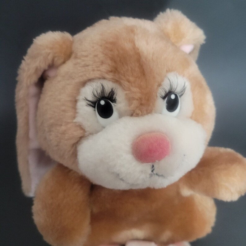 Vintage Russ Berrie Rabbit Plush Tootsie 9 Brown in - Etsy