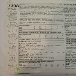 Simplicity 7398 Sewing Pattern: Toddlers Sleeveless Dress Factory ...