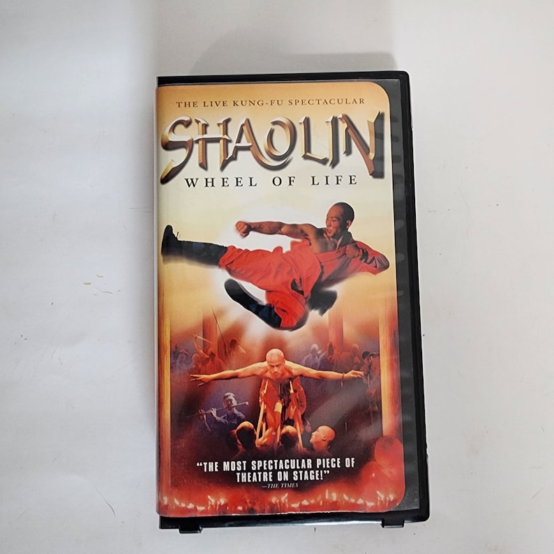 Shaolin Wheel of Life VHS Video Live Kung Fu 2002 NR Clamshell Martial ...