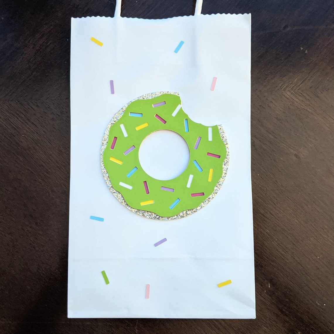 Donut Themed Goodie Bags Multi Colored Donut Goodie Bags With - Etsy