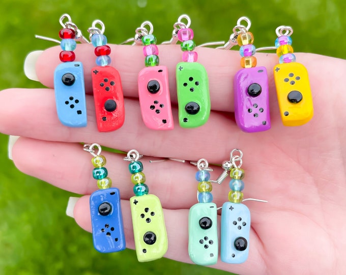 Nintendo Switch Joycon Inspired Earrings - Etsy