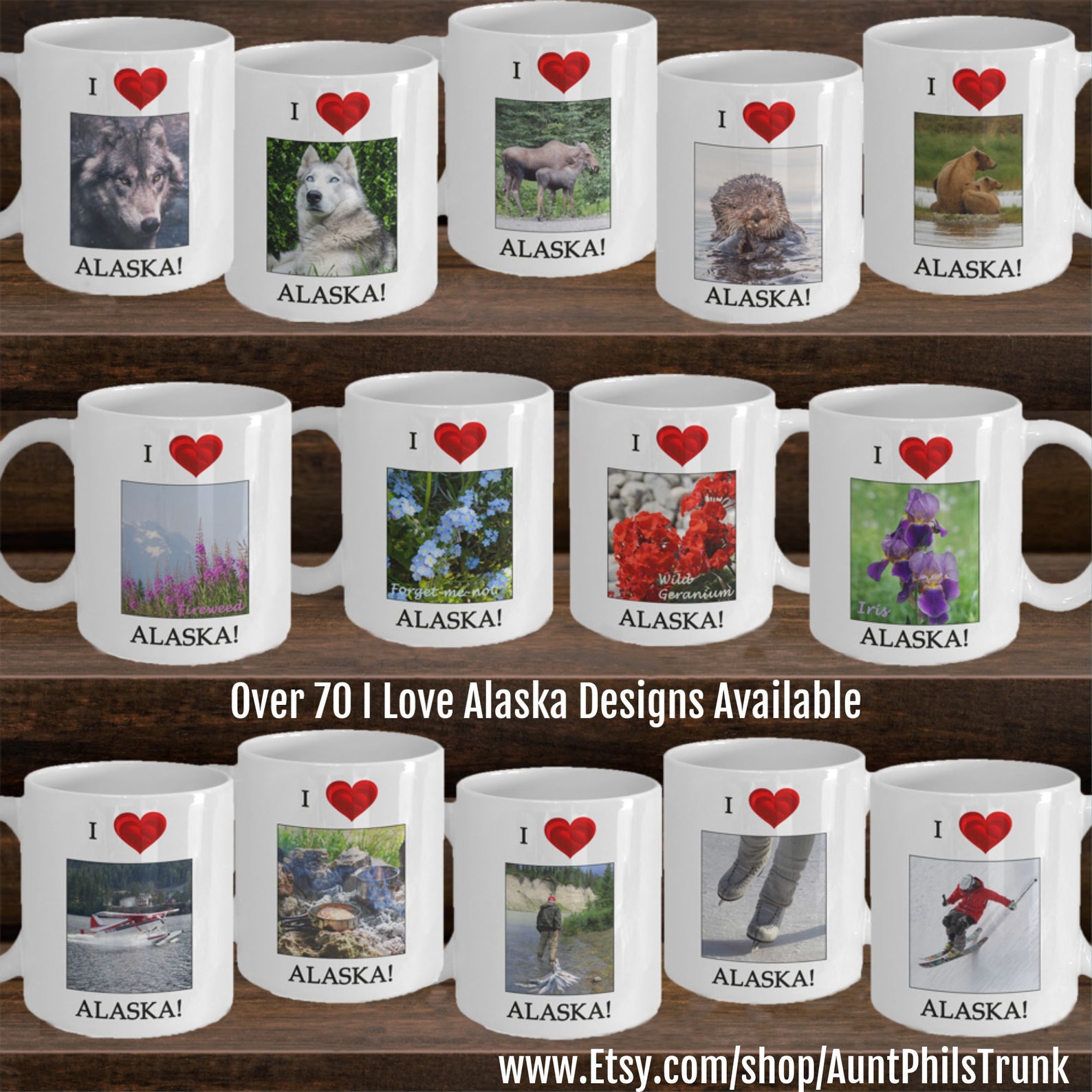 Denali Alaska Coffee Mug | I Love Alaska Gift - Etsy