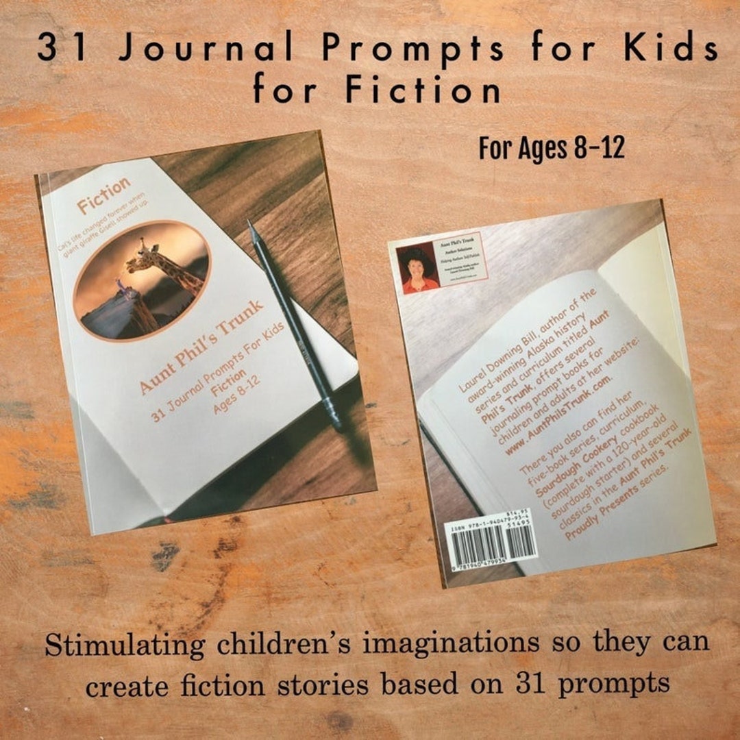 Kids Journal Fiction Writing Prompts, 31 Journaling Prompts for Kids ...