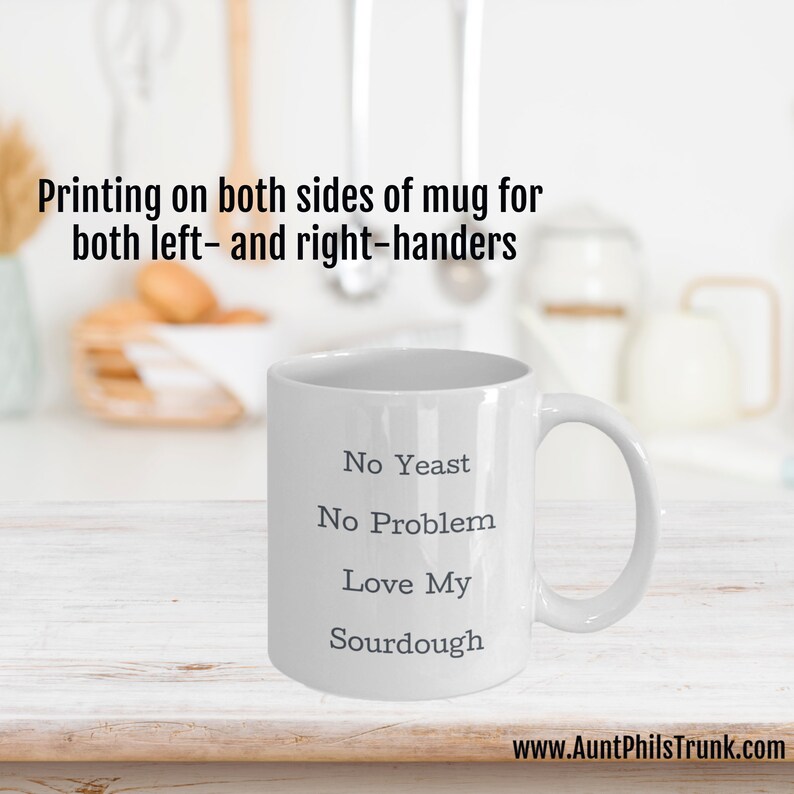Sourdough Mug Gift | No Yeast No Problem Love My Sourdough | Funny ...