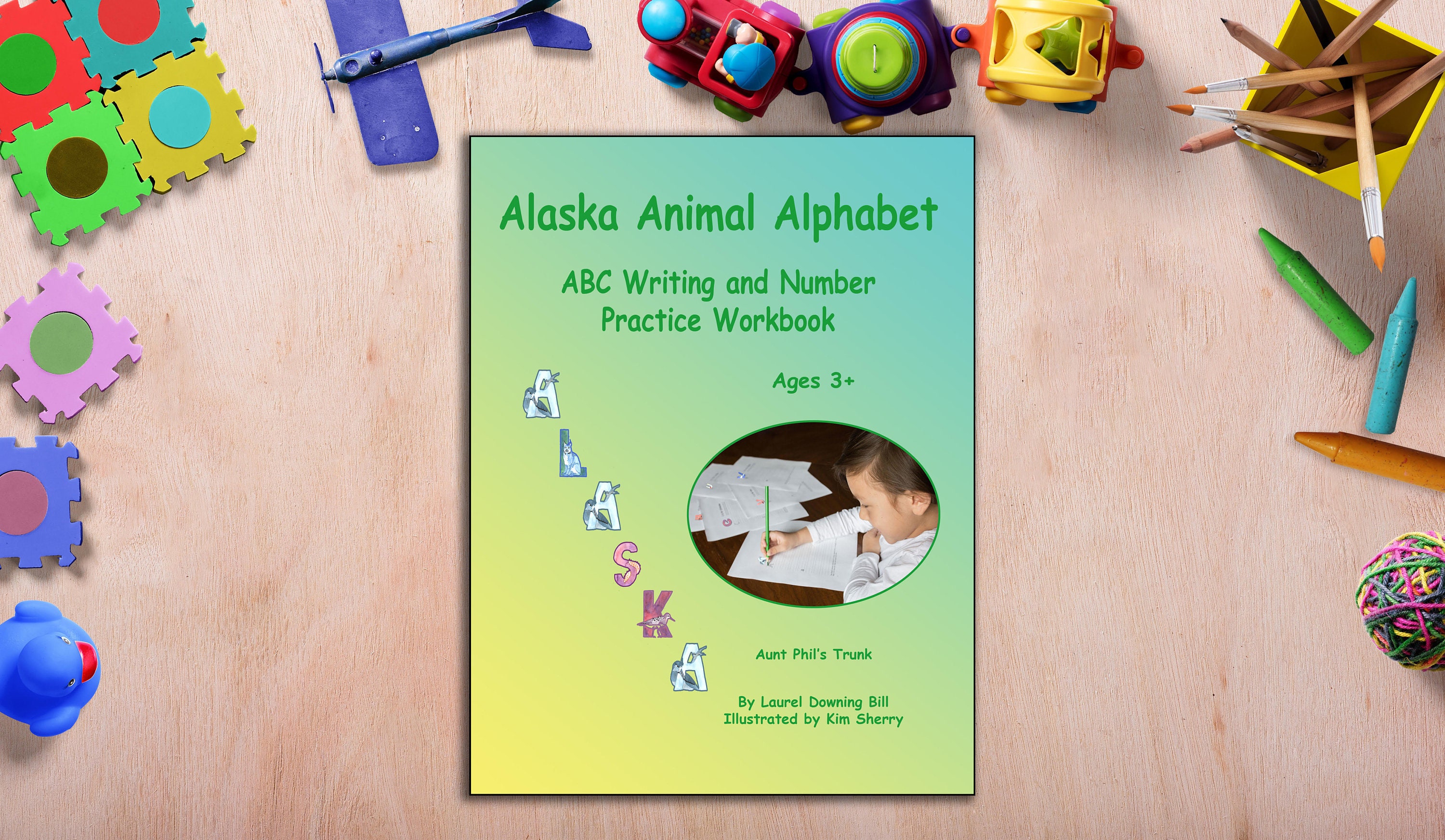 Alaska Animal Alphabet ABC Writing and Number Practice Workbook, Ages 3 ...