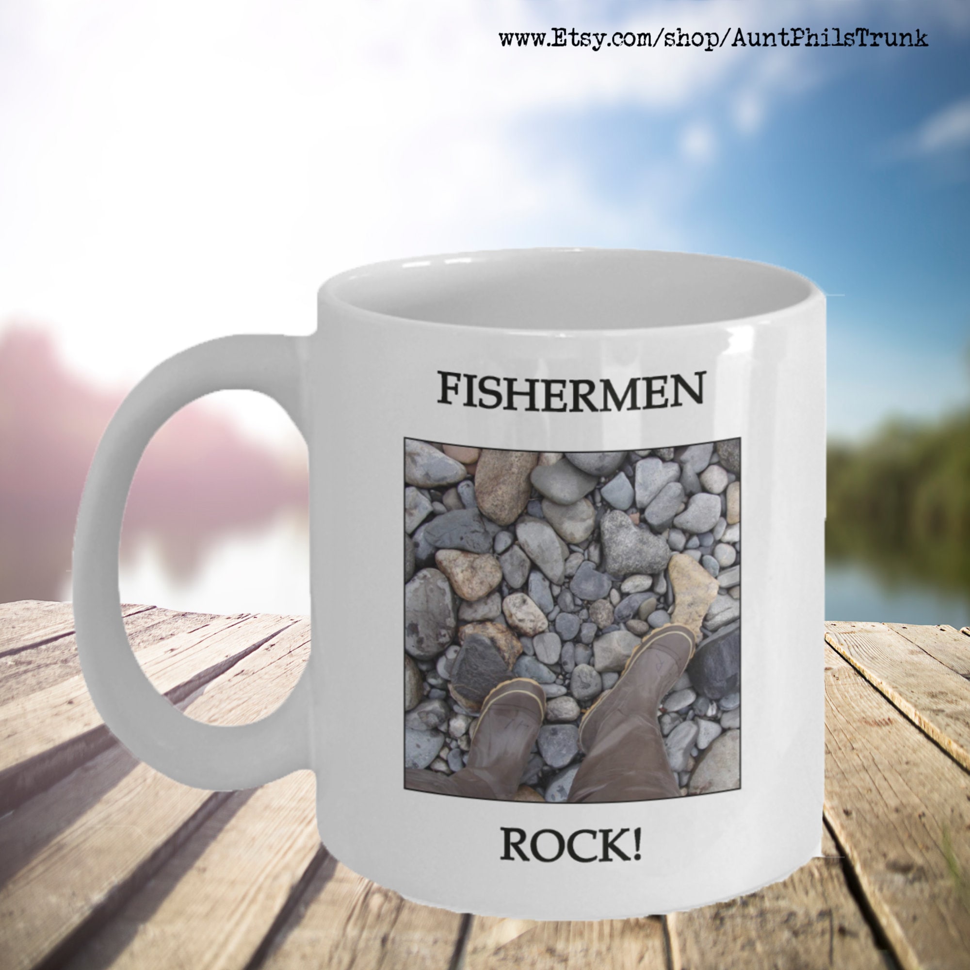 Fishermen Rock Mug Fishing Gift Coffee Mug Gift for Dad - Etsy