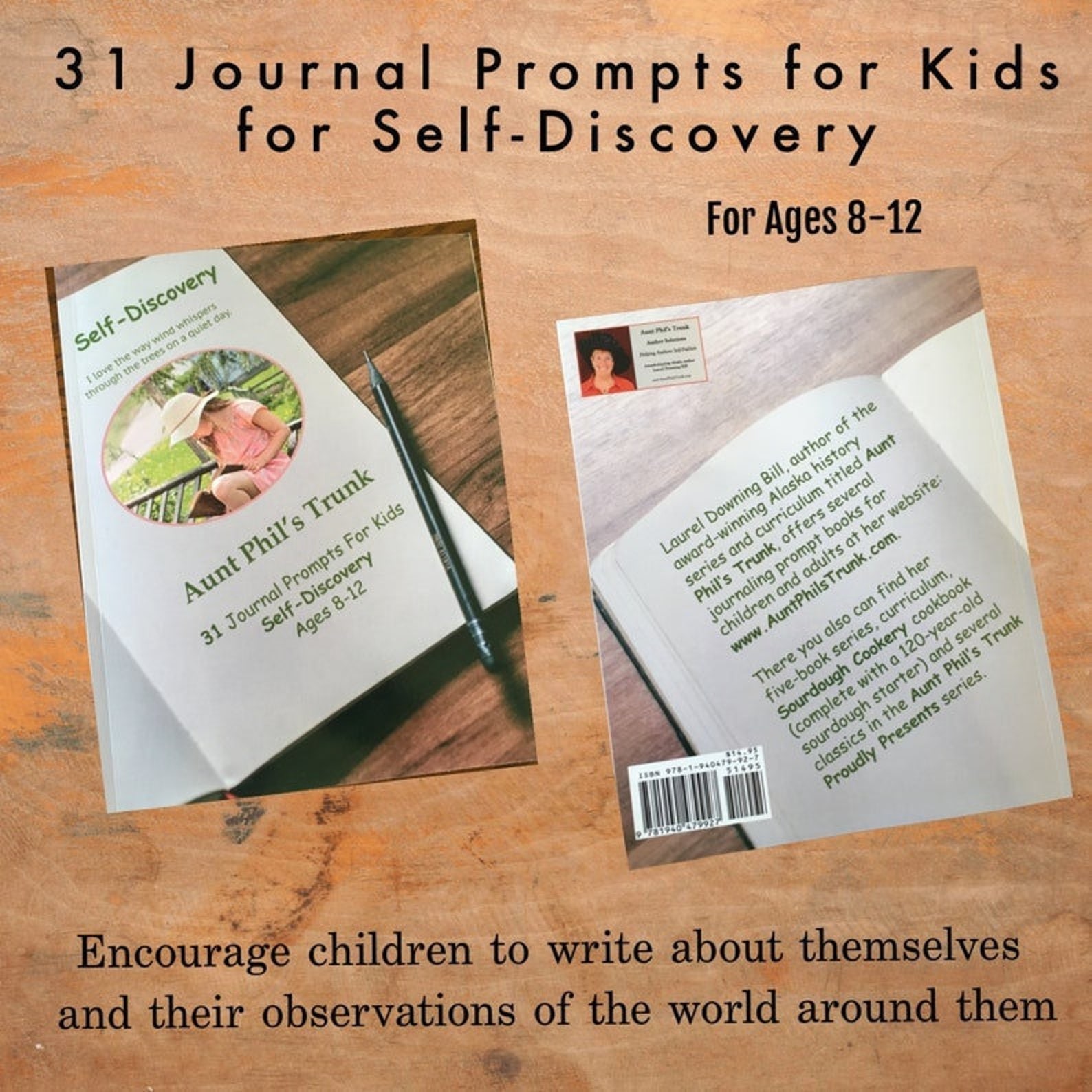 Journal Prompts for Kids, Self Discovery Journal, Writing Notebook for ...