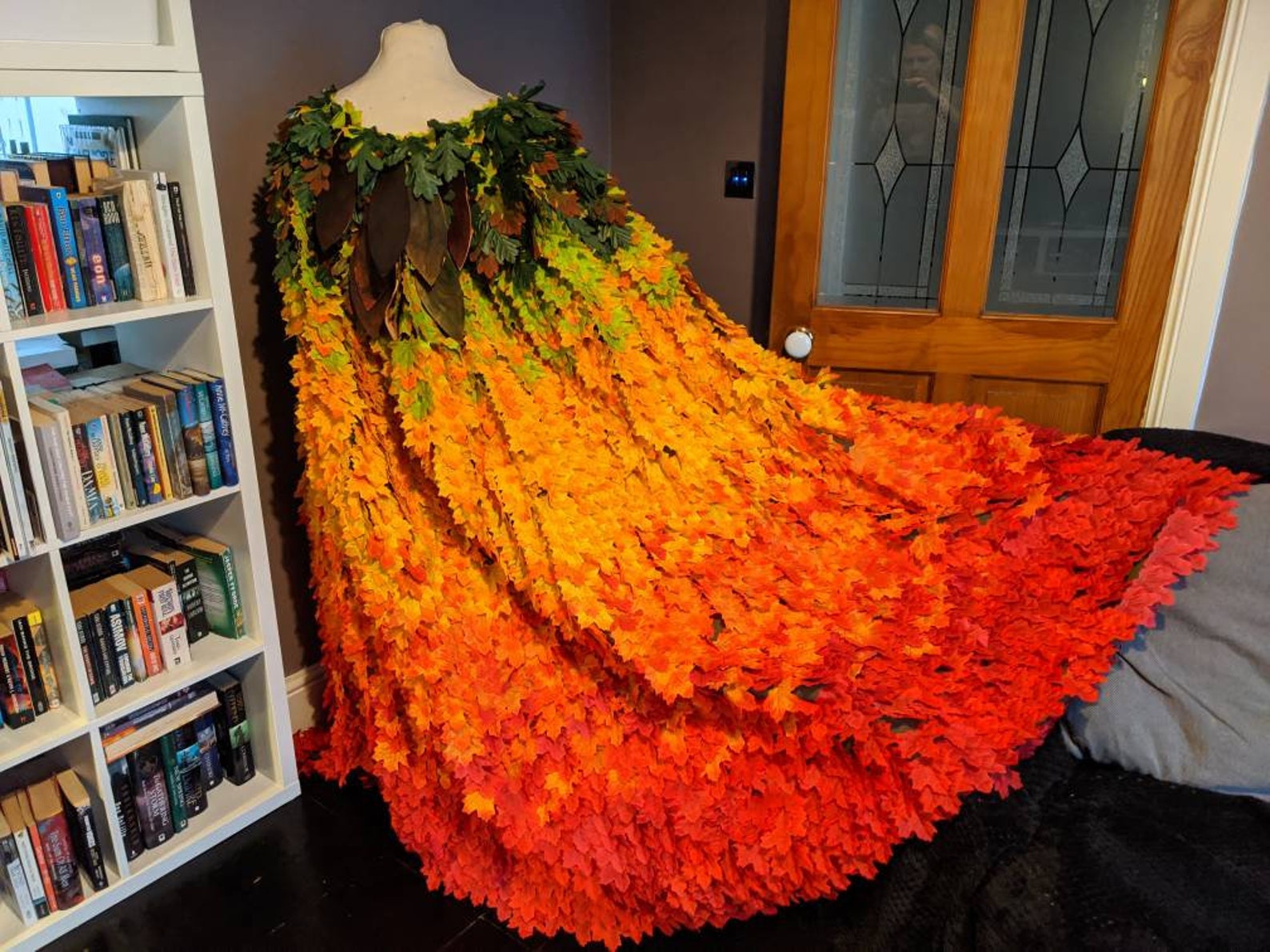 Autumn Cloak With Leather Leaf and Fungi Details Critical Role - Etsy UK