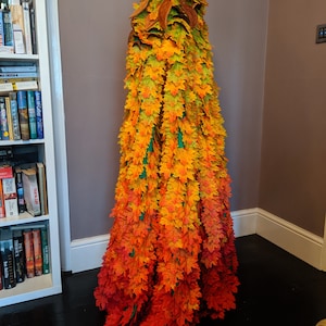 Autumn Cloak With Leather Leaf and Fungi Details - Etsy