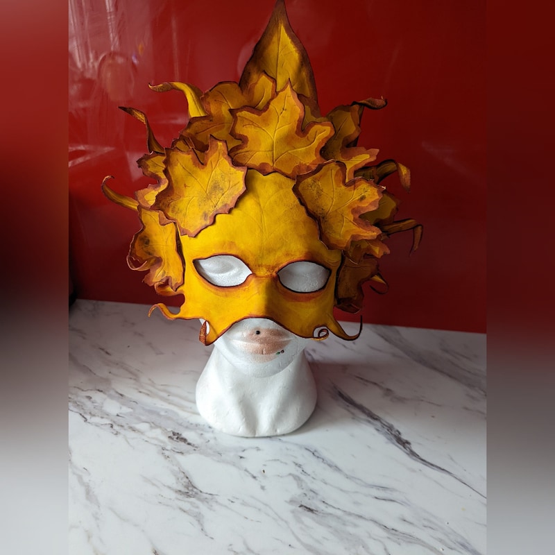Green Man Mask - Etsy