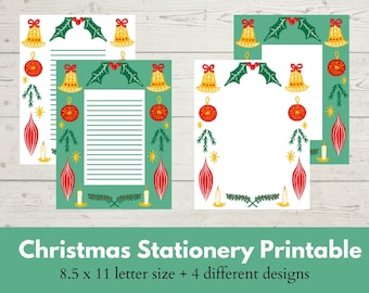 Printable Christmas Stationery Printable Christmas Stationary Christmas ...