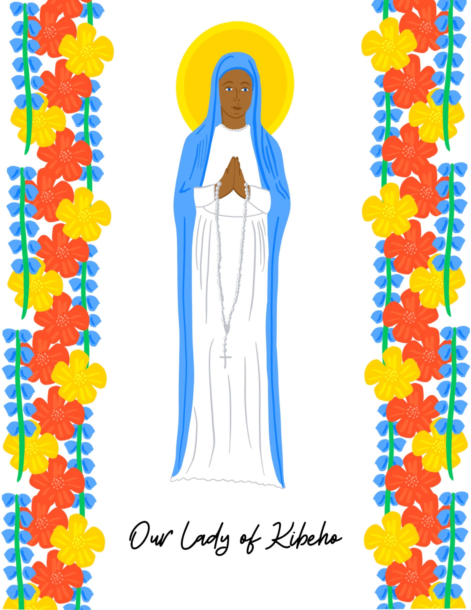Our Lady of Kibeho Print (digital Download / Printable) - Etsy
