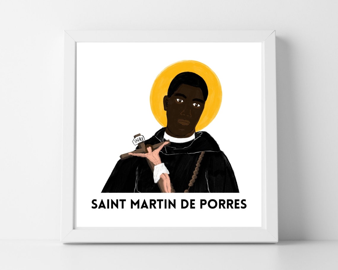 Saint Martin De Porres (digital Download / Printable) - Etsy