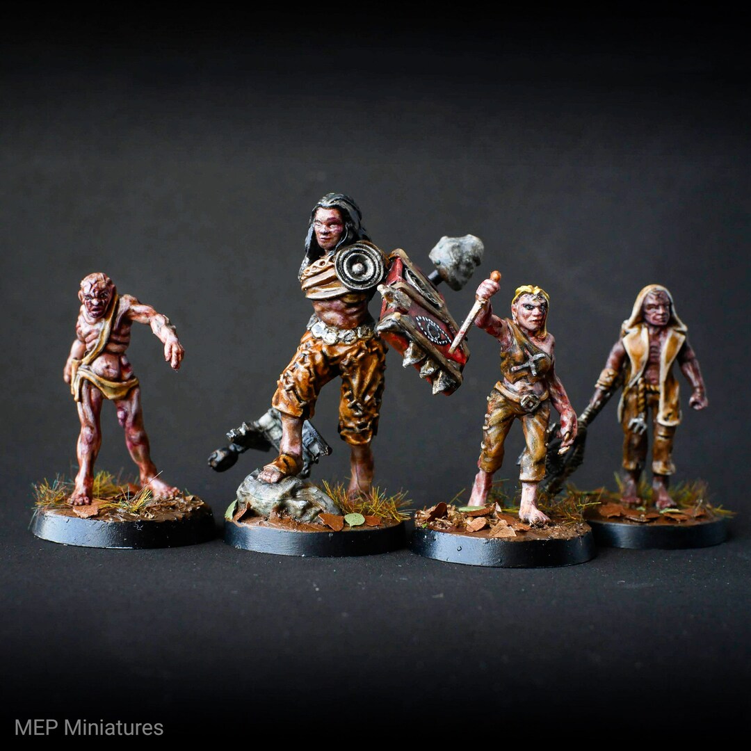 Mutants From the North Moor - 28m Resin Miniatures by MEP Miniatures - Etsy