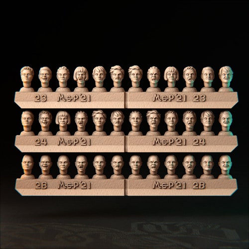 Alternative Female Heads 28mm Wargaming Resin Models - Etsy
