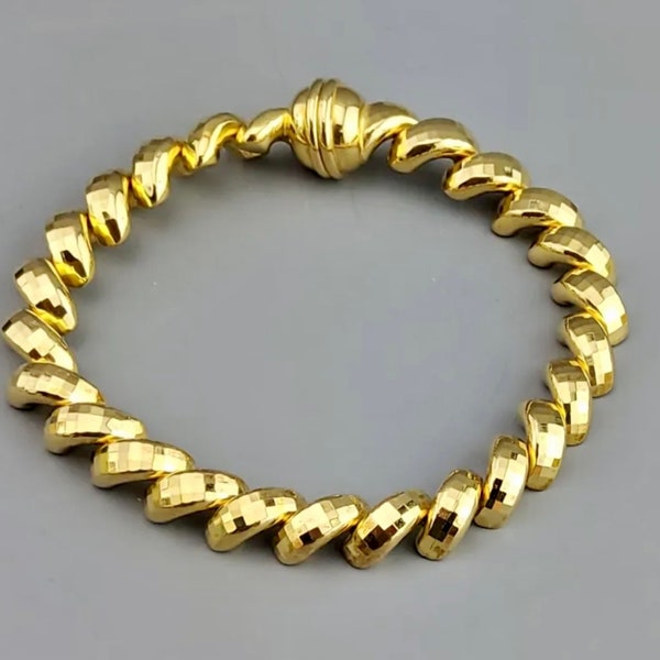 Italian Bracelet 18k - Etsy