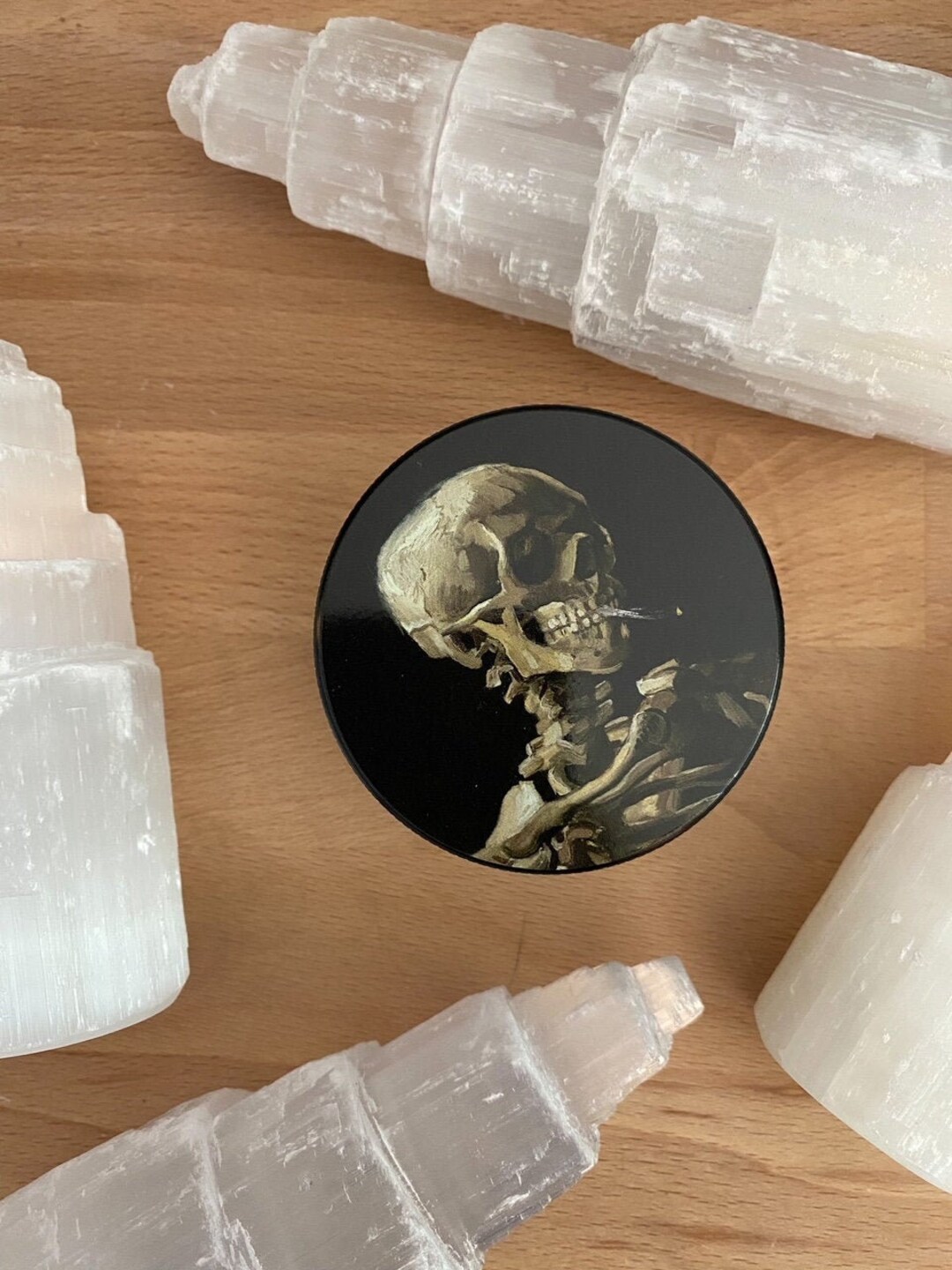 Van Gogh Skeleton Grinder With Catcher, Herb Grinder, Smoke Accessories, 2.5 Inch Grinder ...