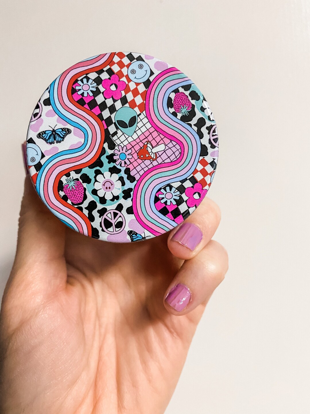 90s Vibes Grinder, 4 Piece Grinder, Bachelorette Gifts, Large Herb ...