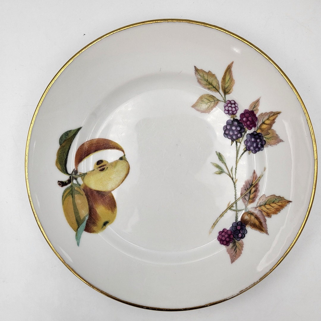 Royal Worcester Evesham Gold Bread and Butter Plates - Etsy