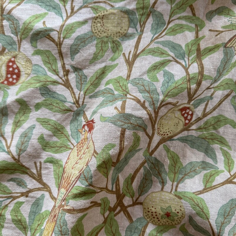 Printed Linen Fabric - Etsy